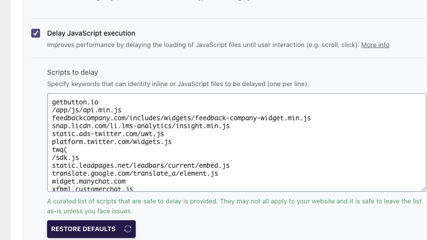 Mimicking WP Rocket's "Delay JavaScript" Functionality on Non-WP Sites ...